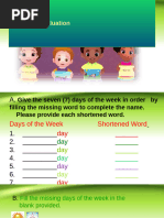 Using Abbreviations For Days of The Week | PDF