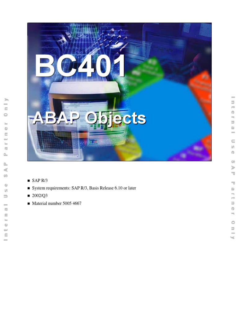 003 - Bc401 - Abap Objects | PDF | Data Type | String (Computer Science)