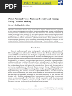 Rational Actor Model in Foreign Policy Analysis | PDF | Rationality ...