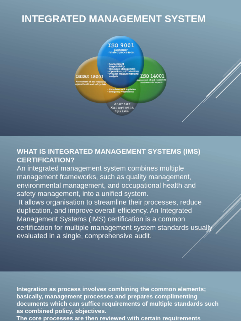 iNTEGRATED MANAGEMENT SYSTEM | PDF