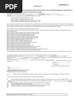 Caste Validity Form 15A Instructions | PDF