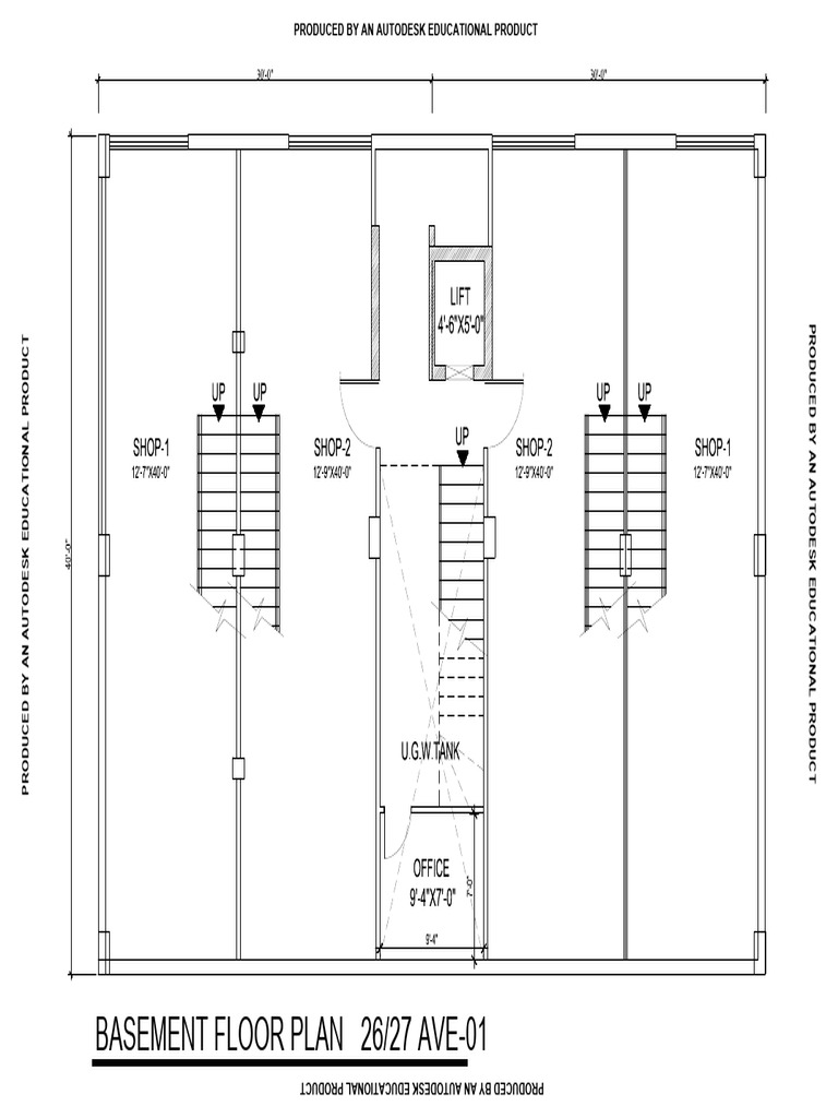 Basement Floor Plan 26 27 - Final | PDF