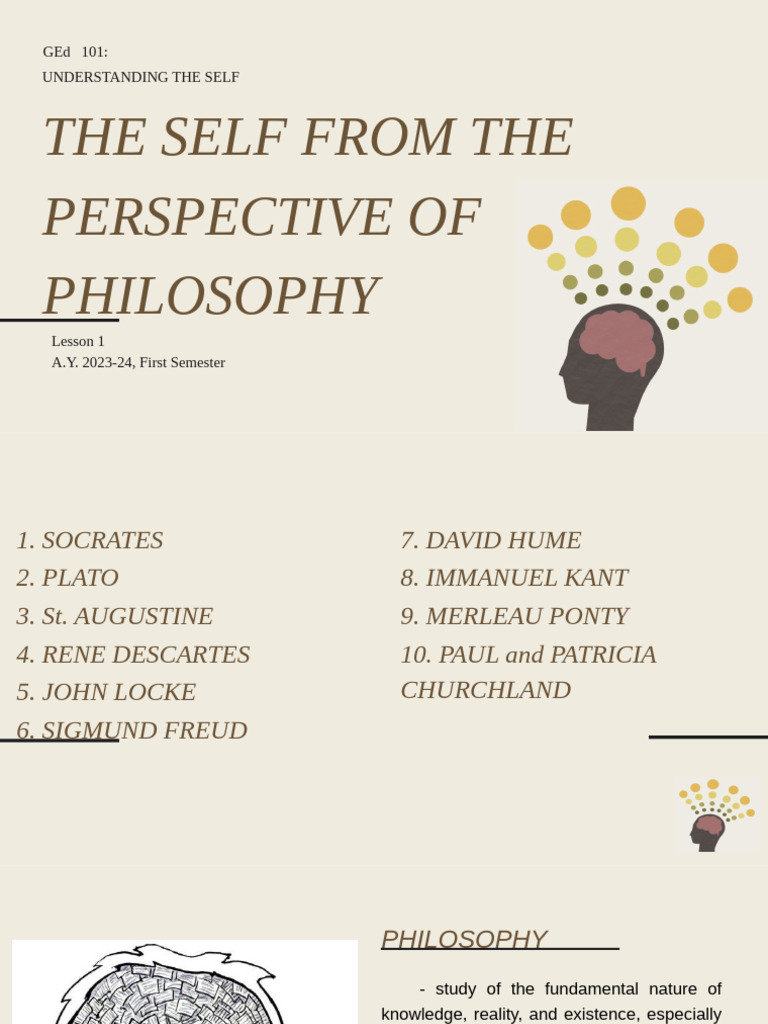 Philosophy of Self: Key Thinkers Explained | PDF | Philosophy Of Self ...