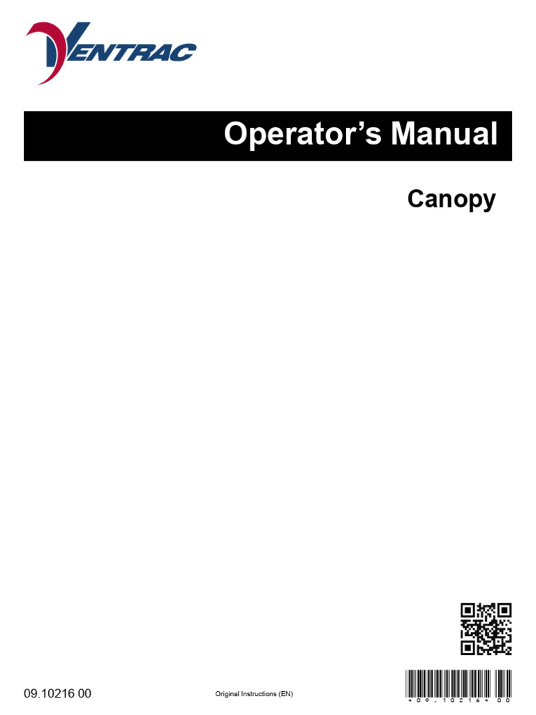 0910216_Canopy_Operators_Manual | PDF | Nut (Hardware) | Safety