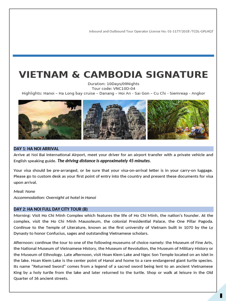 (Vnc10d-04) - Vietnam - Cambodia Signature | PDF