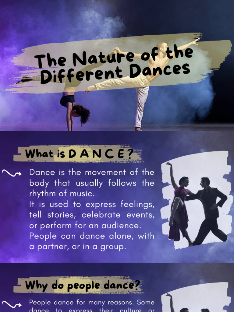 Exploring Dance: Types and Traditions | PDF | Dances | Entertainment