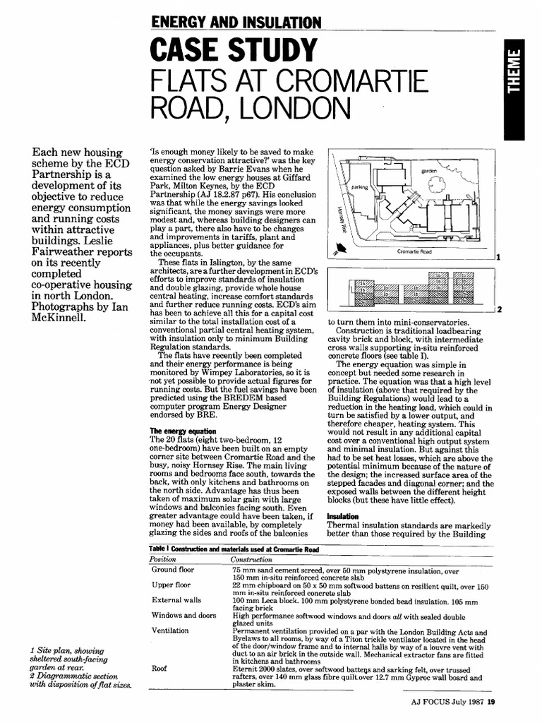 Energy and Insulation | PDF