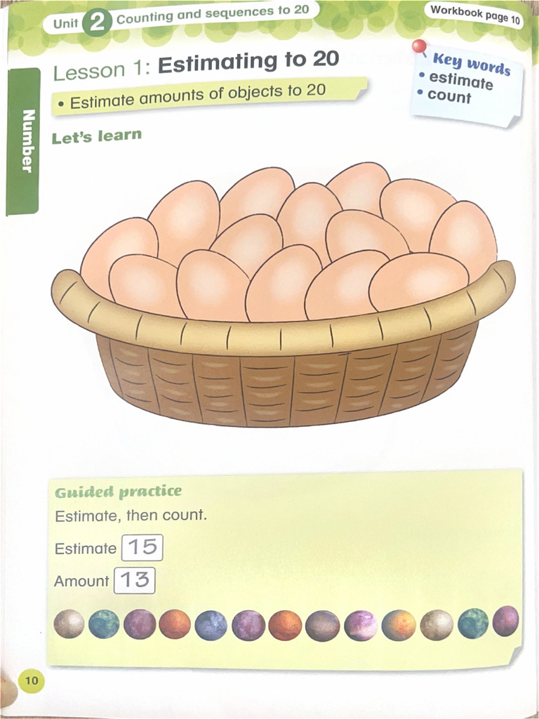 Counting and Sequences To 20 | PDF