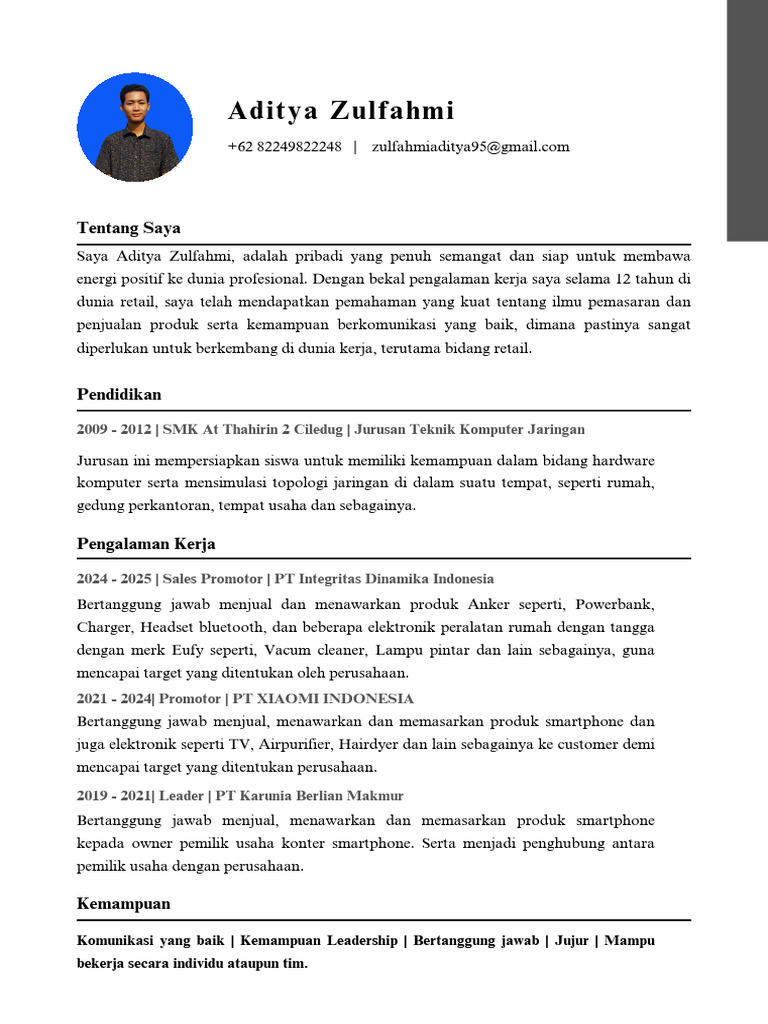 New CV Aditya | PDF