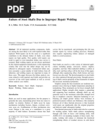 Failure Modes Mechanisms and Causes of Shafts Failures PDF | PDF ...