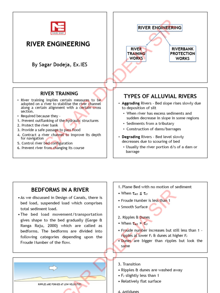 River Engineering and Training Techniques | PDF | Levee | River
