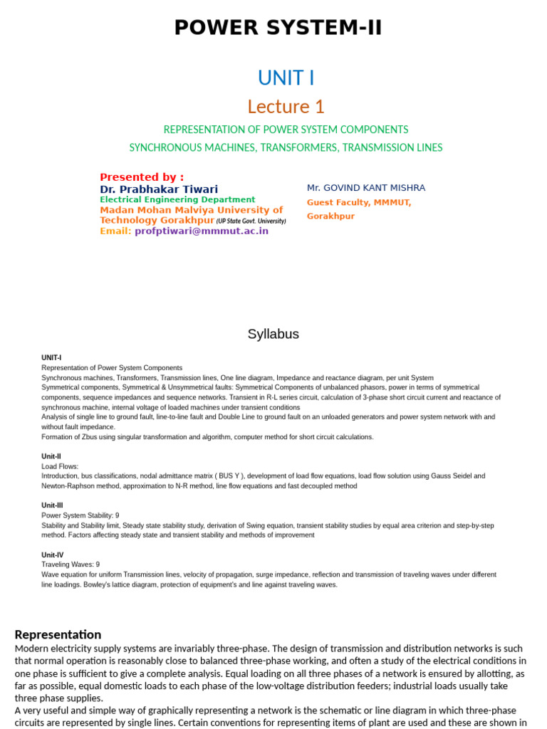 Power System Components Overview | PDF | Electric Power Distribution ...