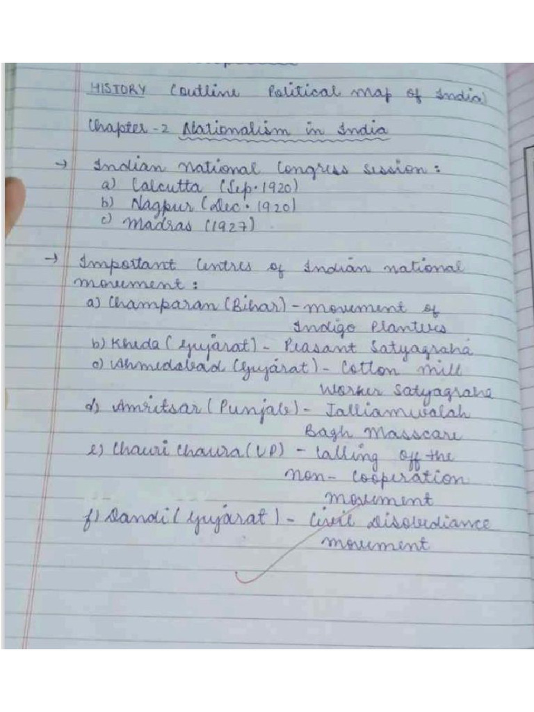 Class 10 SA-1 Mapwork | PDF