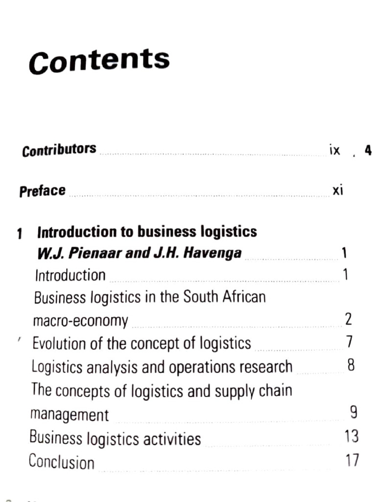 Introduction to Business Logistics | PDF | Logistics | Transport