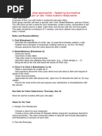 Restaurant Role Play Script Guide | PDF