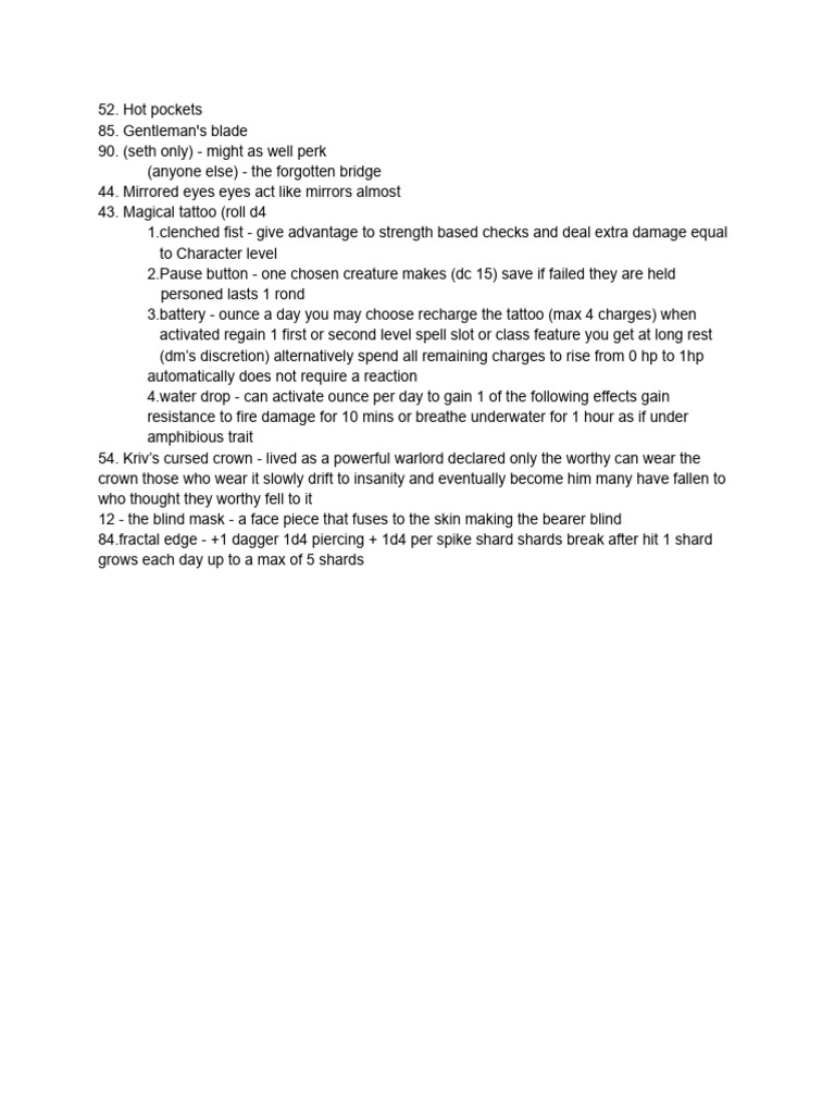 Astea Campaign DND Notes | PDF