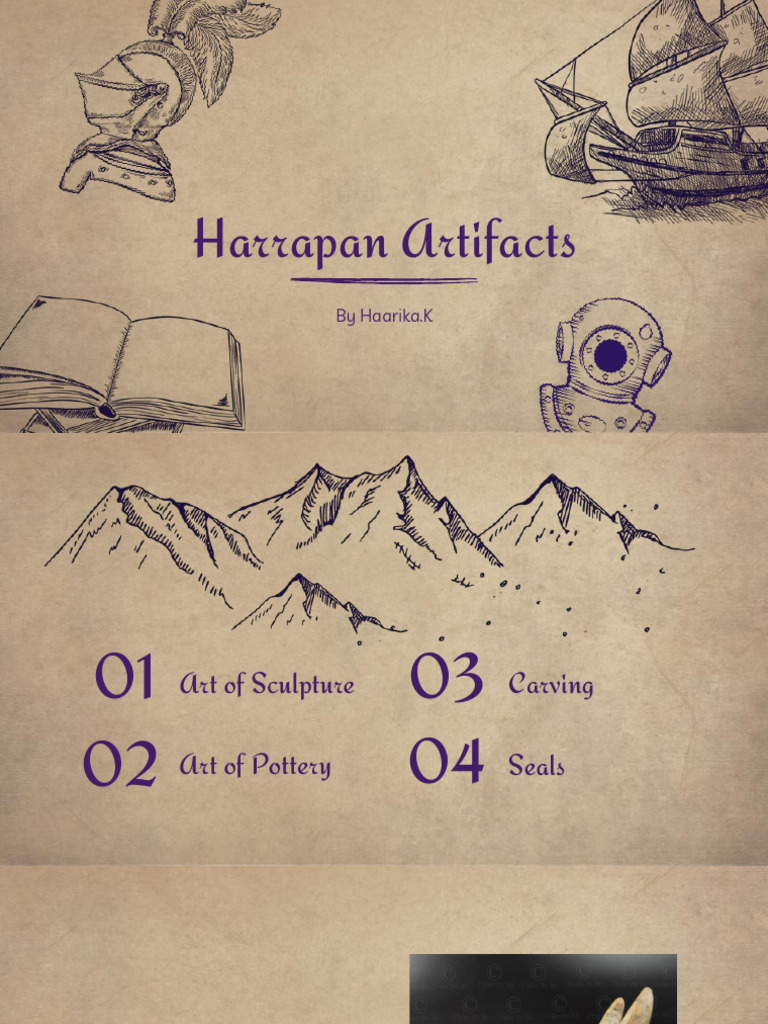 Harappan Artifacts: Sculpture & Pottery | PDF