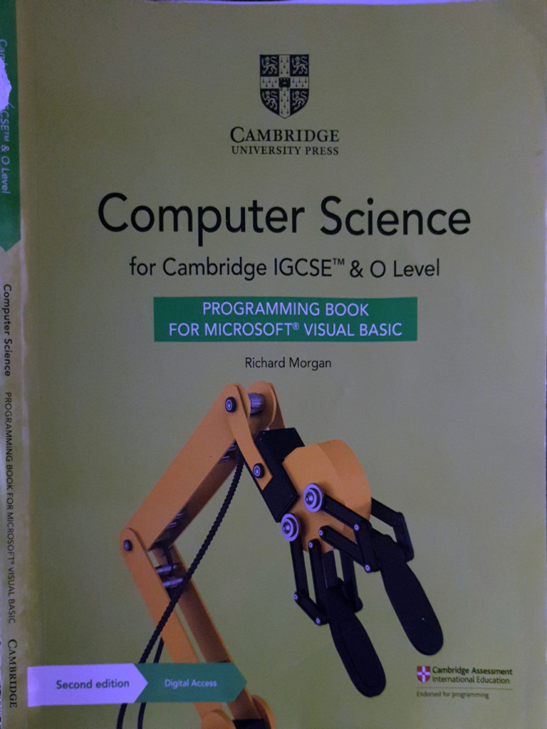 Cambridge Igcse and o Level Computer Science Programming Book For ...