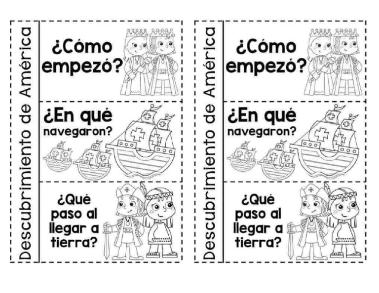 Actividad Descubrimiento de America | PDF