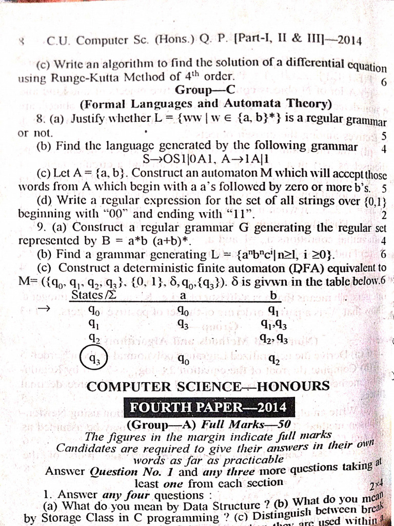 Automata Question | PDF