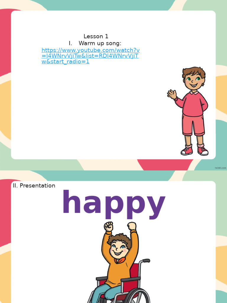 Feelings PPT Week 2 | PDF