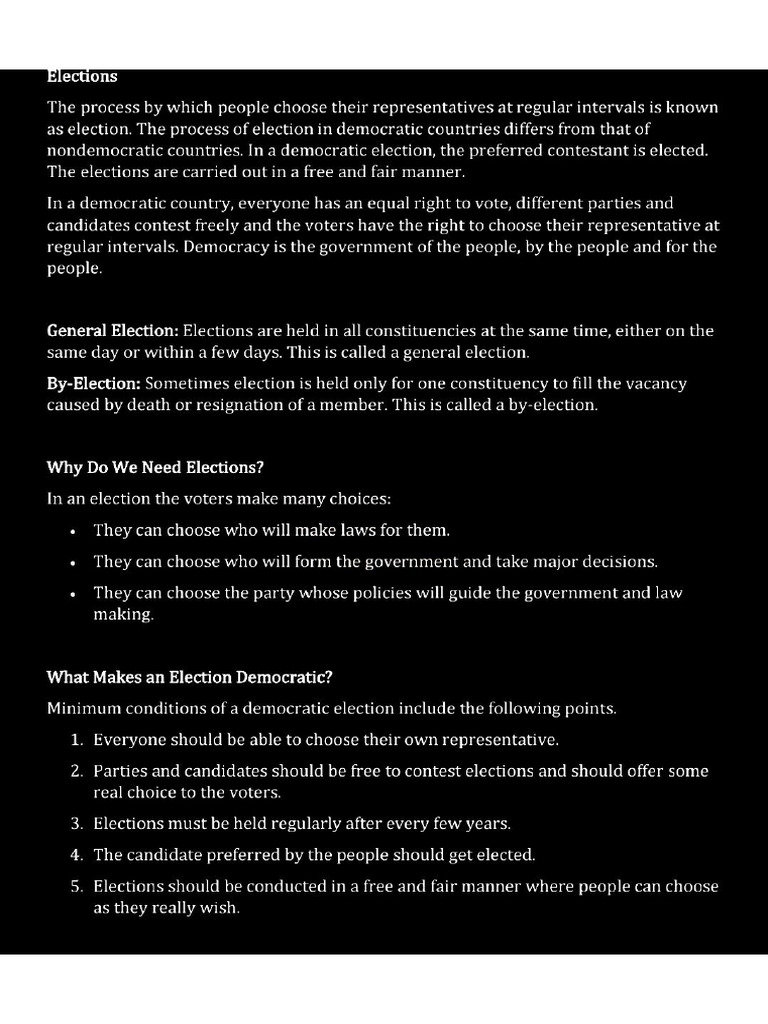 Class 9 Civics Chapter 3 Notes and Ncert Solutions | PDF