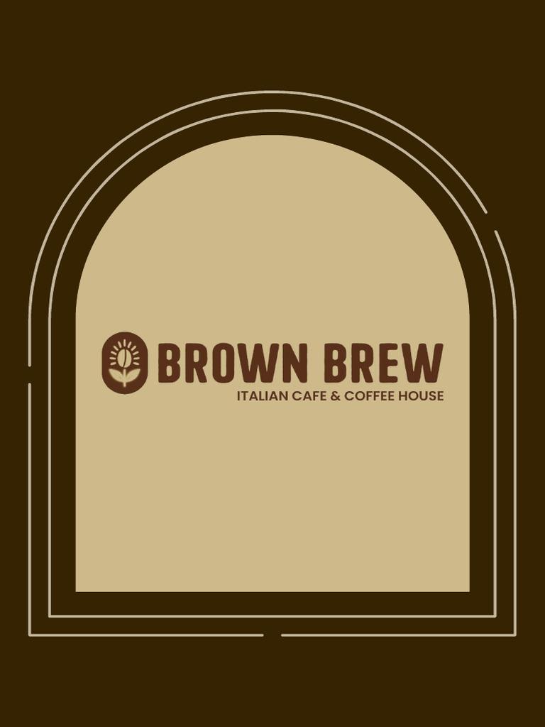 Brown Brew & Bistro Menu PDF | PDF | Coffee | Cooking
