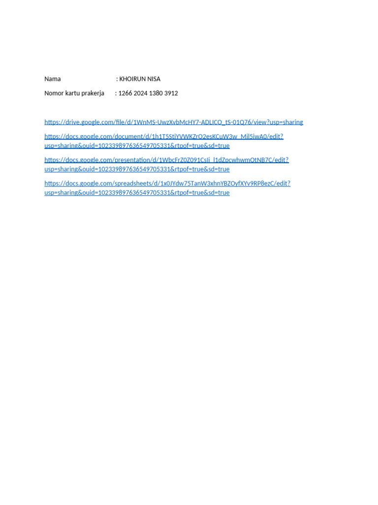 Surat Tagihan Bisnis (KHOIRUN NISA) | PDF