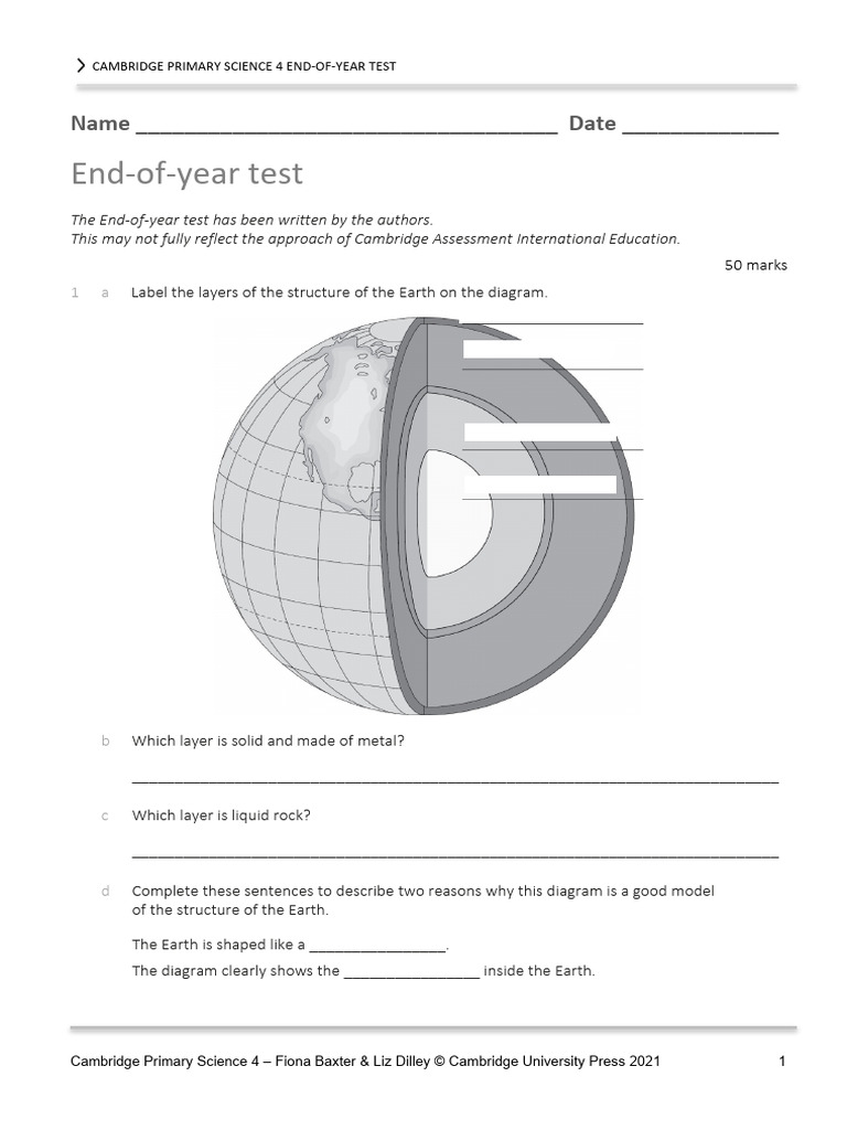Grade 3 EOS2 Revision - Answer Key | PDF | Tsunami | Earth