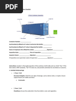 7 Point Container Inspection Checklist | PDF | Components ...
