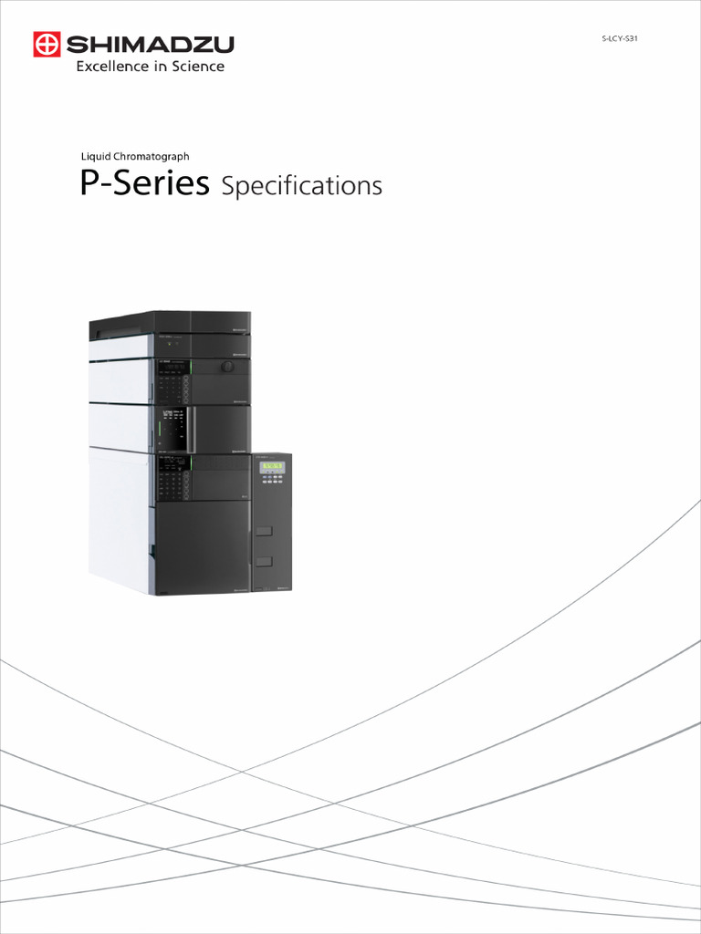 Shimadzu Asia Pacific P Series Specification Sheet | PDF