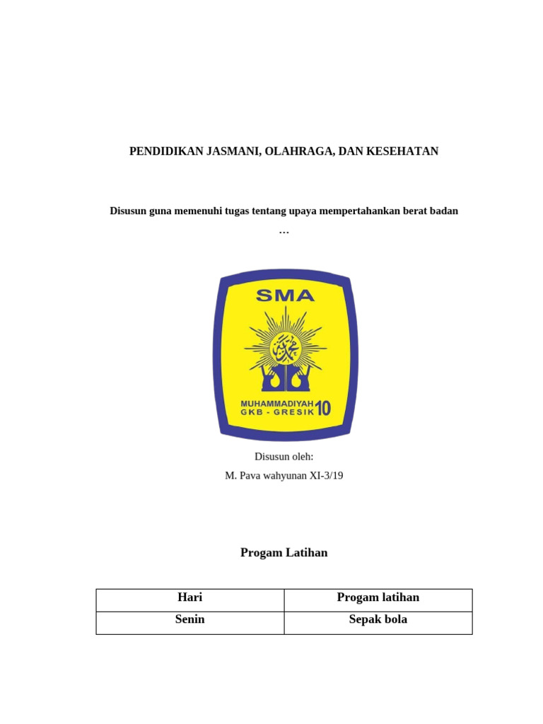 Template Penulisan Makalah 1 | PDF