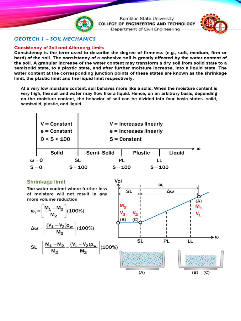 Module Geotech 2 Students Pdf Particle Size Distribution Physical