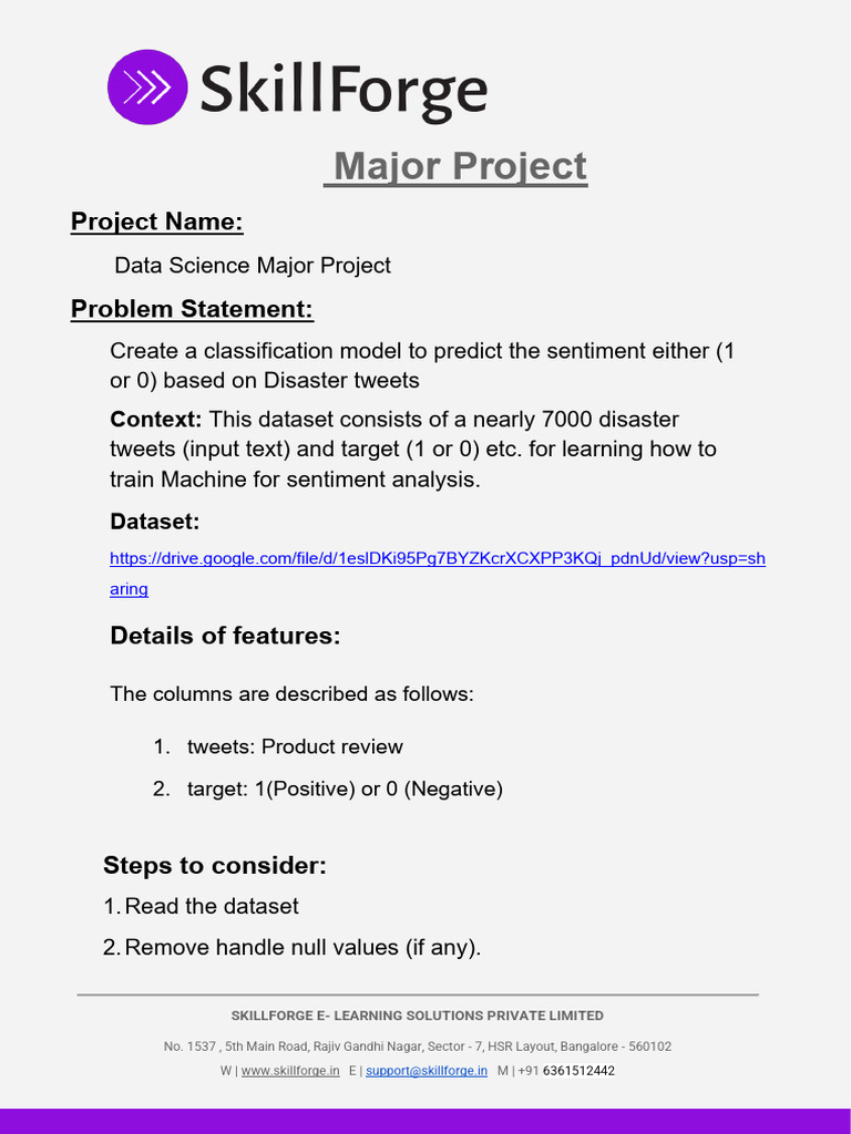 Data Science Major Project | PDF