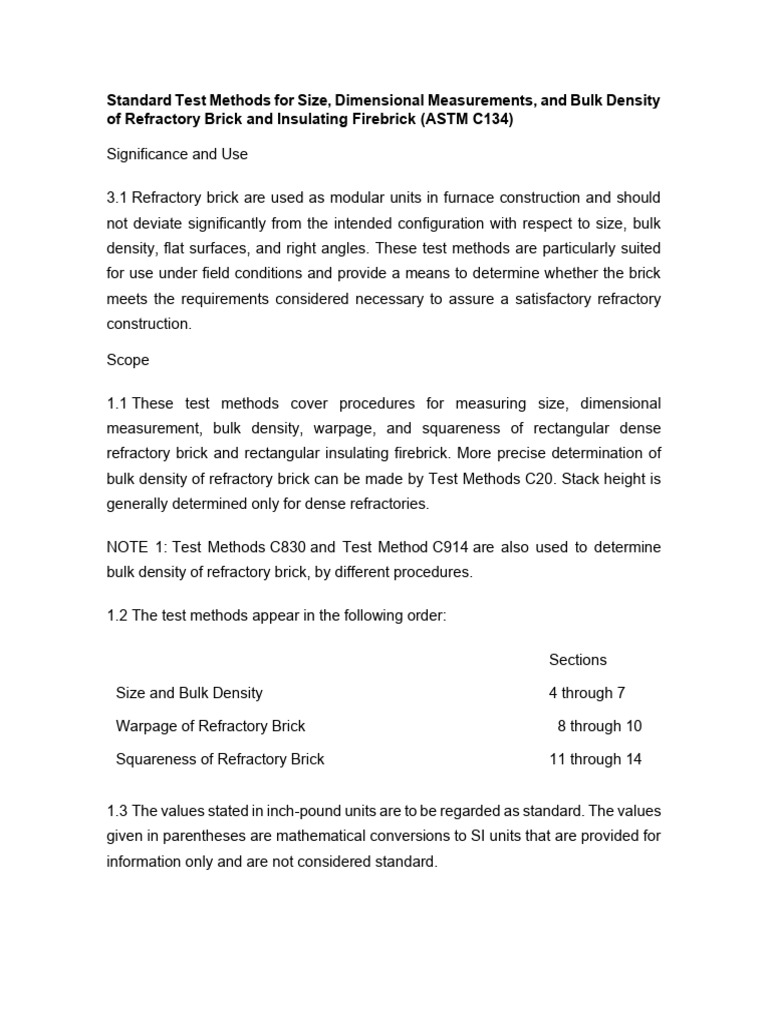 Norma Astm C134 | PDF | Cantidad