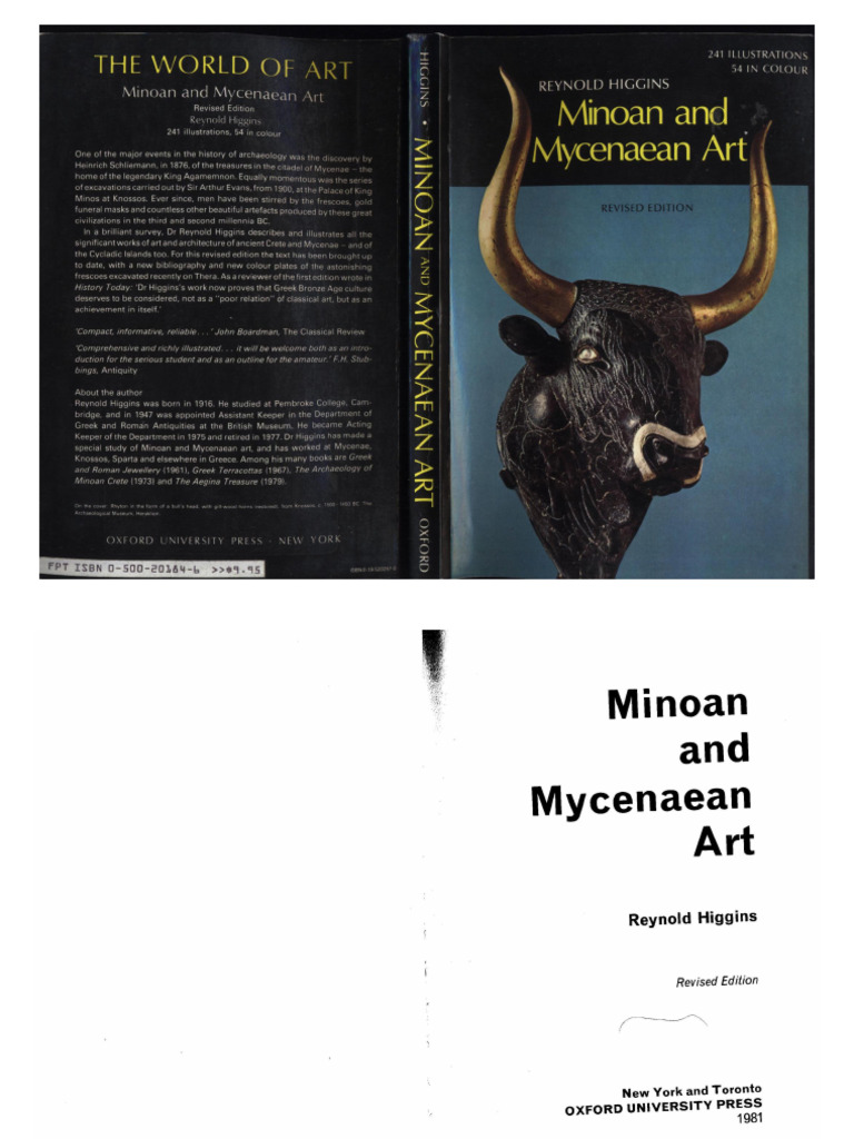 Minoan and Mycenaean Art Compress | PDF