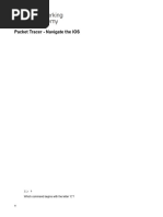 2.3.7 Packet Tracer - Navigate The IOS | PDF