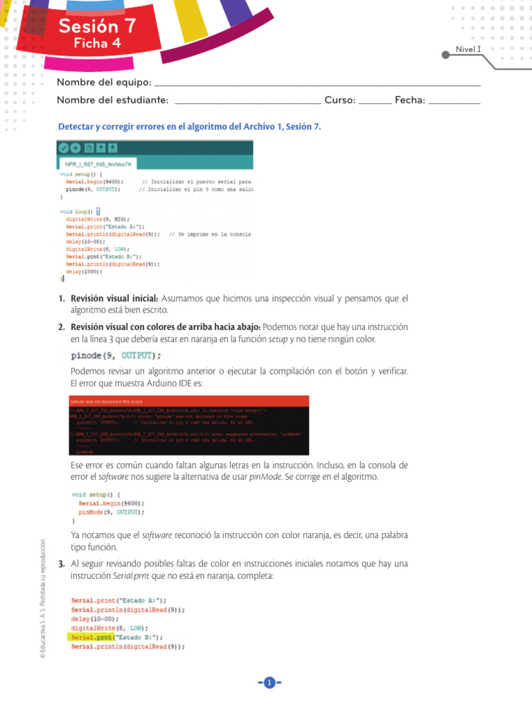 Ficha4 Correción de Errores | PDF | Algoritmos | Ingeniería Informática