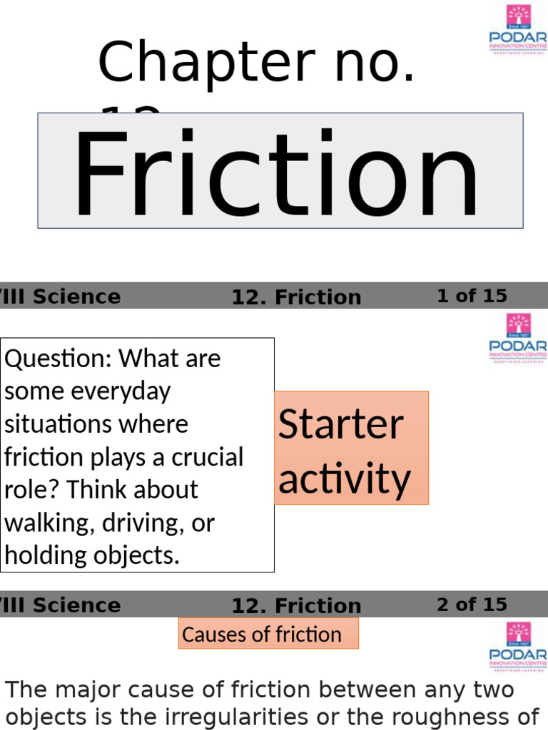 Understanding Friction in Daily Life | PDF | Friction | Force