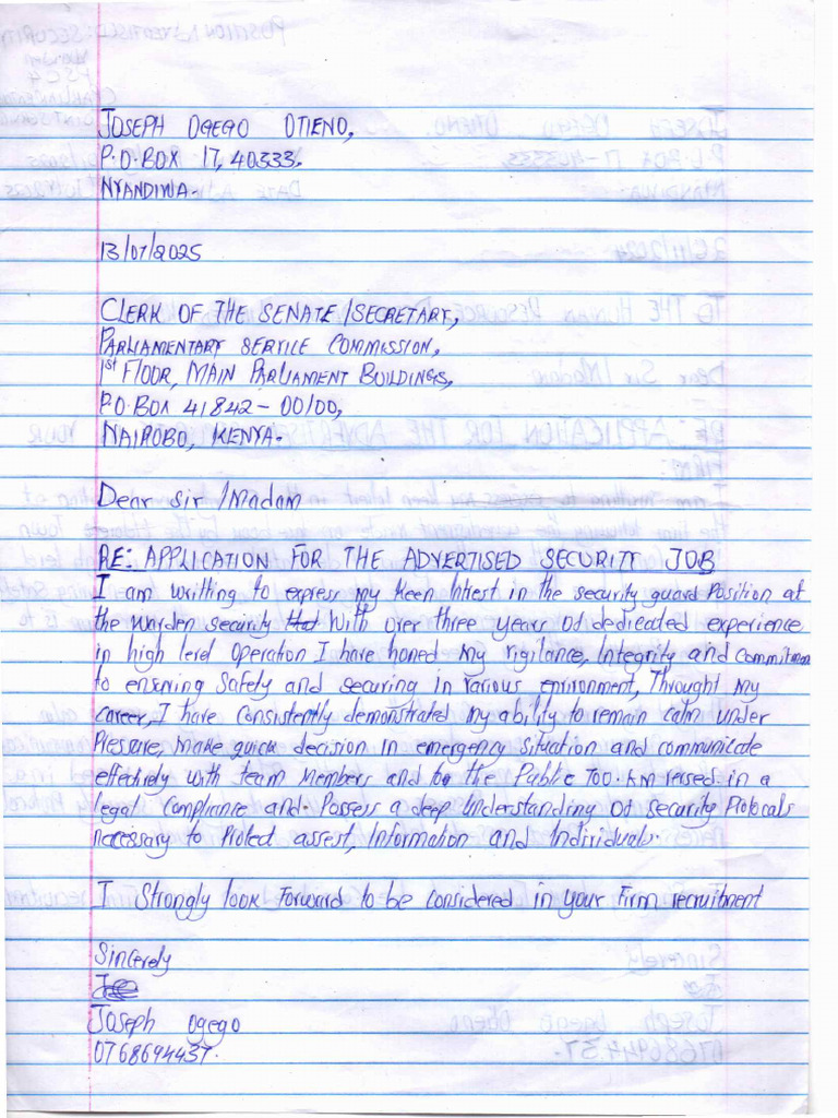 Application Documents | PDF