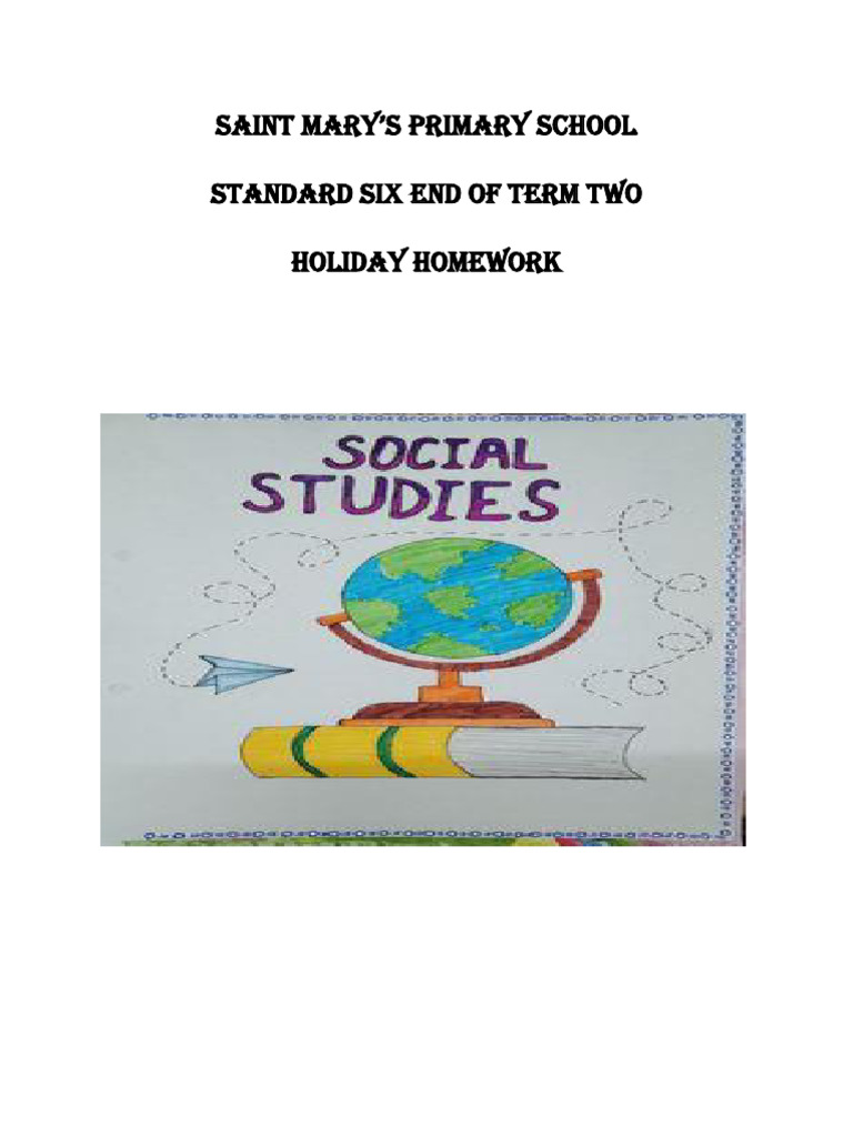Standard Six Social Studies Homework | PDF | Tropics | Rain