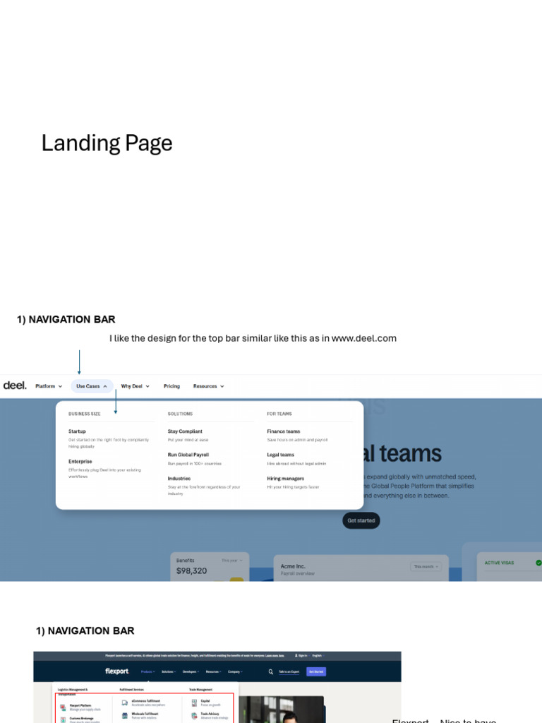 Some Design Elements - Landing Page | PDF