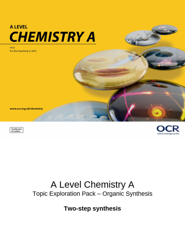 Organic Synthesis: Two-Step Reactions Guide | PDF | Ester | Carboxylic Acid