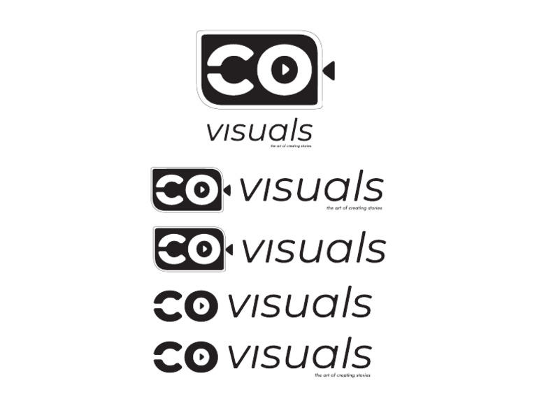 Logo Variations For CO VISUALS | PDF