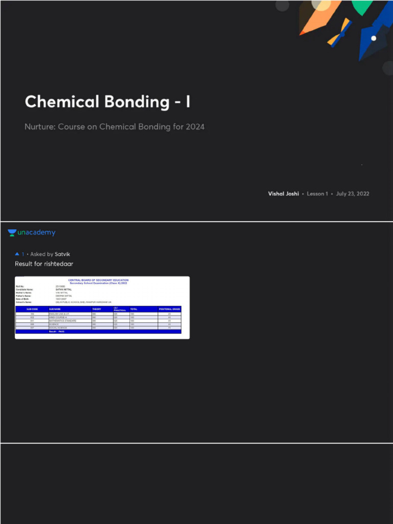 Bonding 1 | PDF