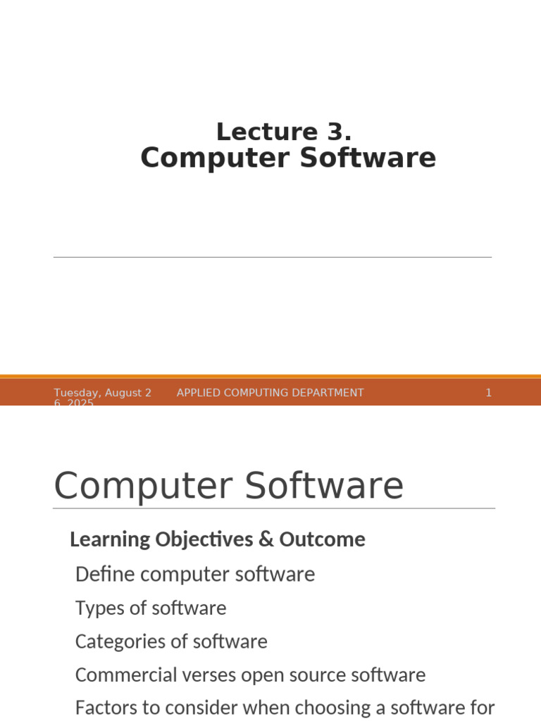 Understanding Computer Software Basics | PDF | Operating System ...