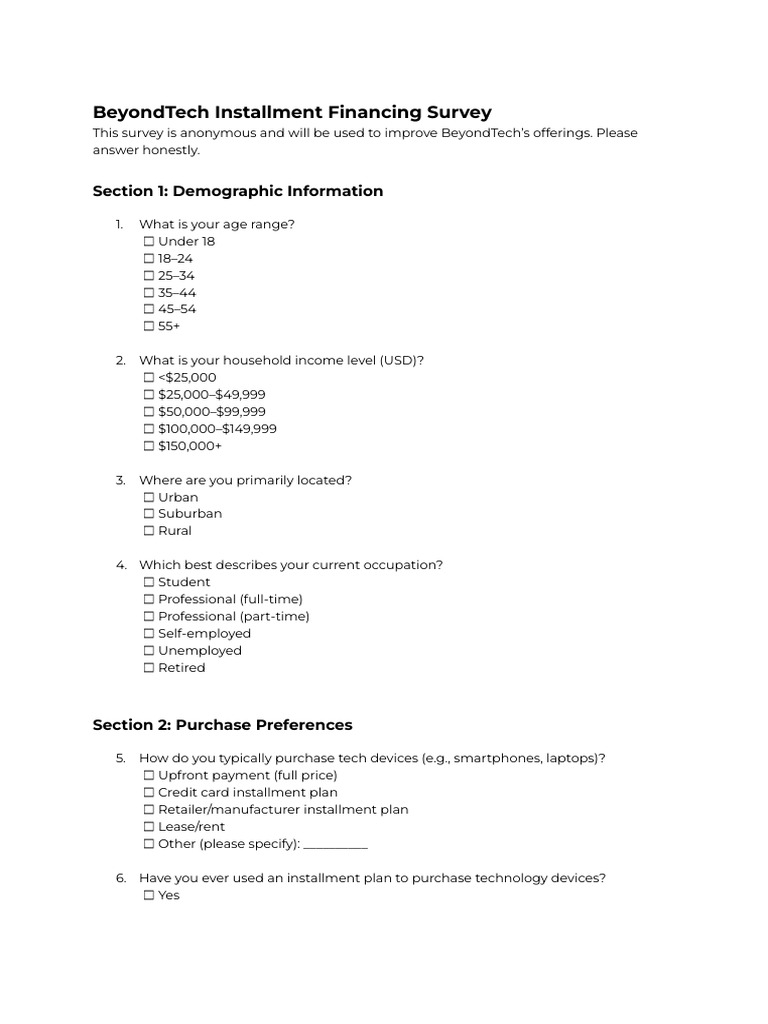 Solved Task 4 Consumersurveydesign Pdf 3498