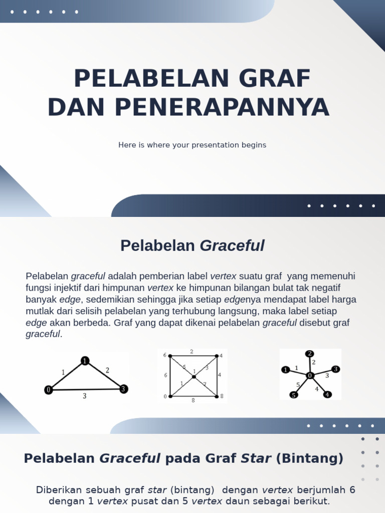 Pelabelan Graf Bintang dan Harmonis | PDF
