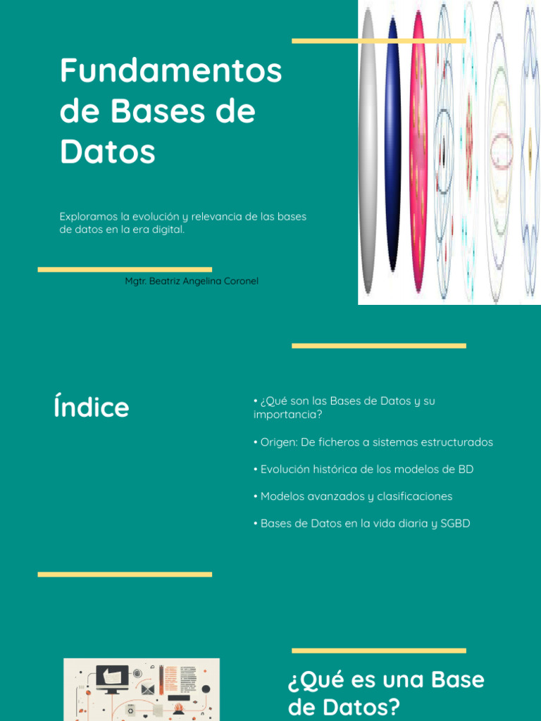 Fundamentos de Bases de Datos | PDF | Bases de datos | Archivo de computadora
