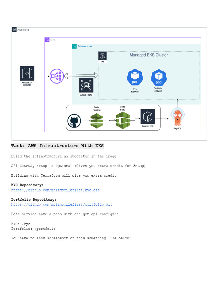 AWS EKS Infrastructure Setup Guide | PDF